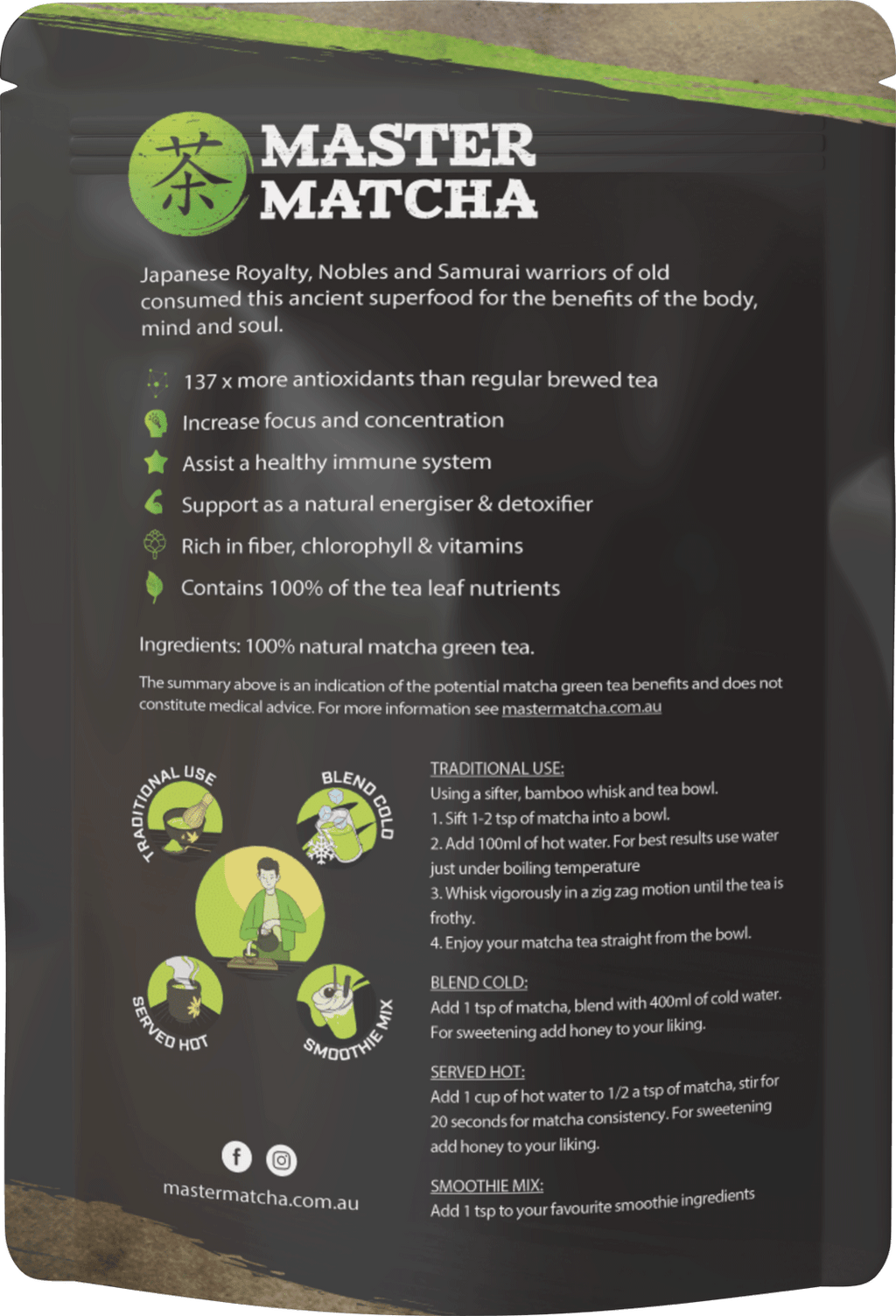 100% Authentic & Superior Japanese Matcha | Master Matcha